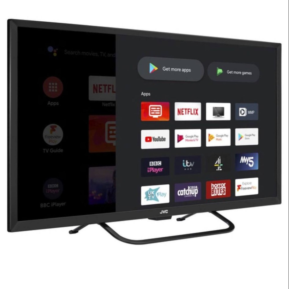 New JVC 32" Smart Android TV With Google Assistant - Own4Less